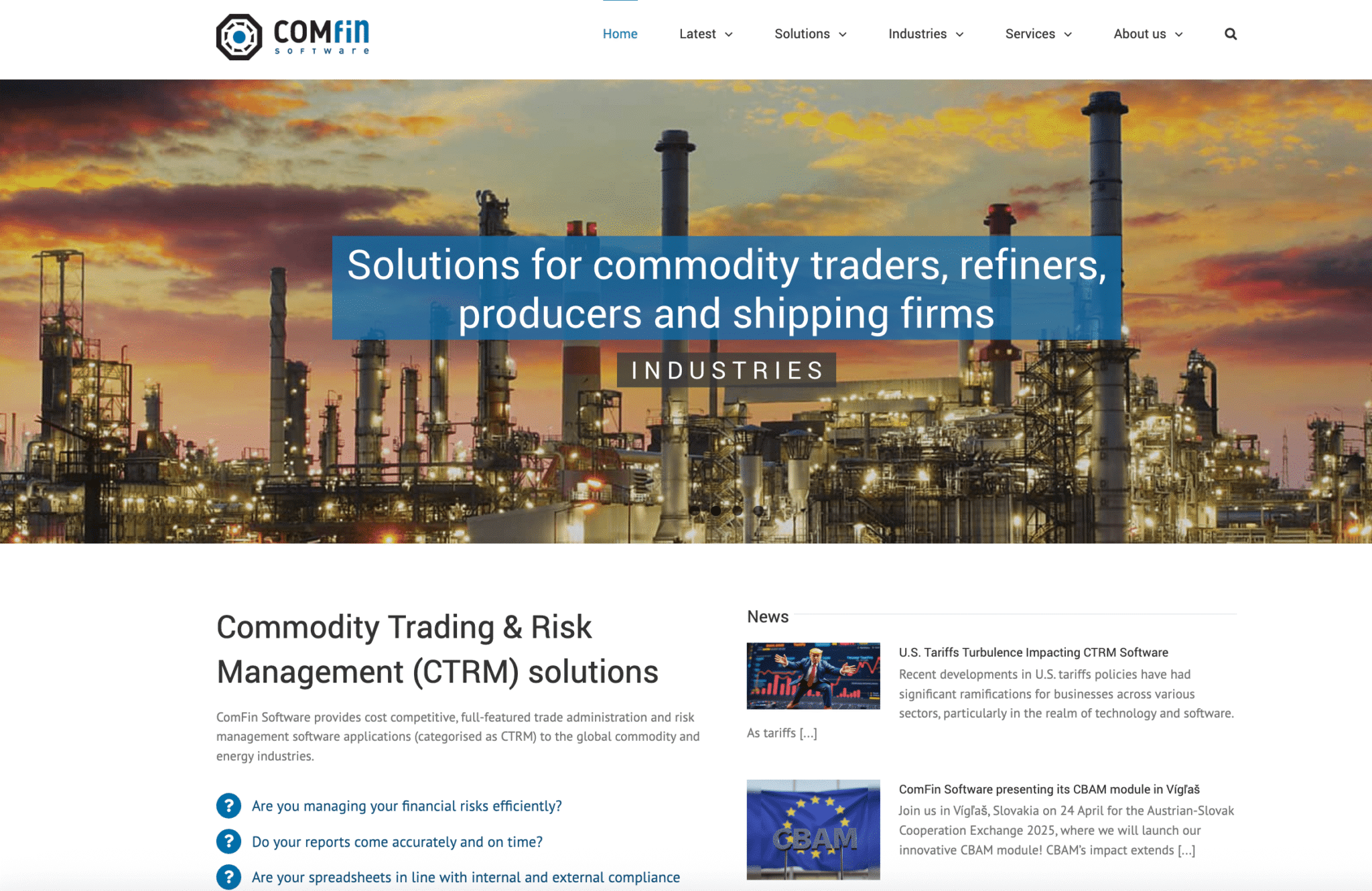 Top 10 Best Commodity/Energy Trading, Transaction, and Risk Management (CTRM/ETRM) Software in 2025